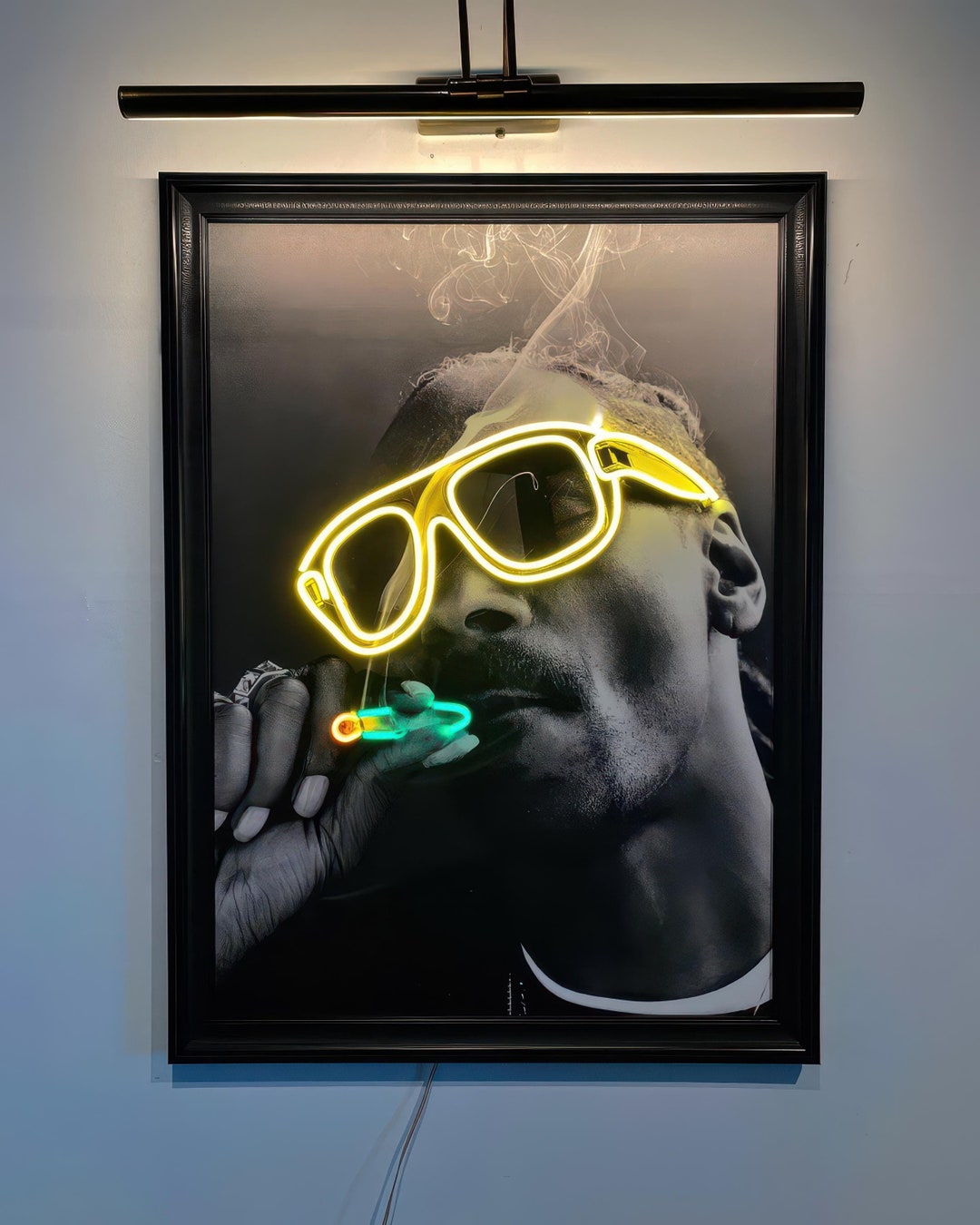 Snoop Dogg Neon Painting Art Neon Sign Art Neon Sign Bedroom Neon ...