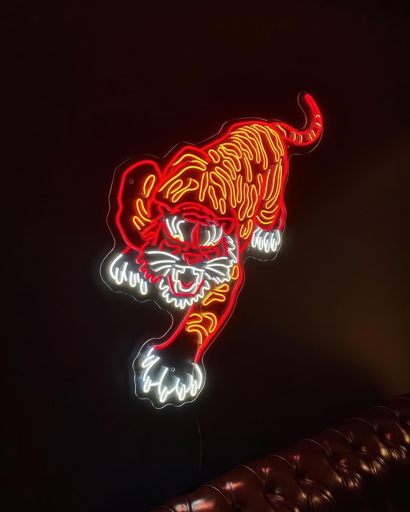 Tiger Neon Sign | Neon Sign Art | Neon Sign Bedroom | Neon Decorations ...