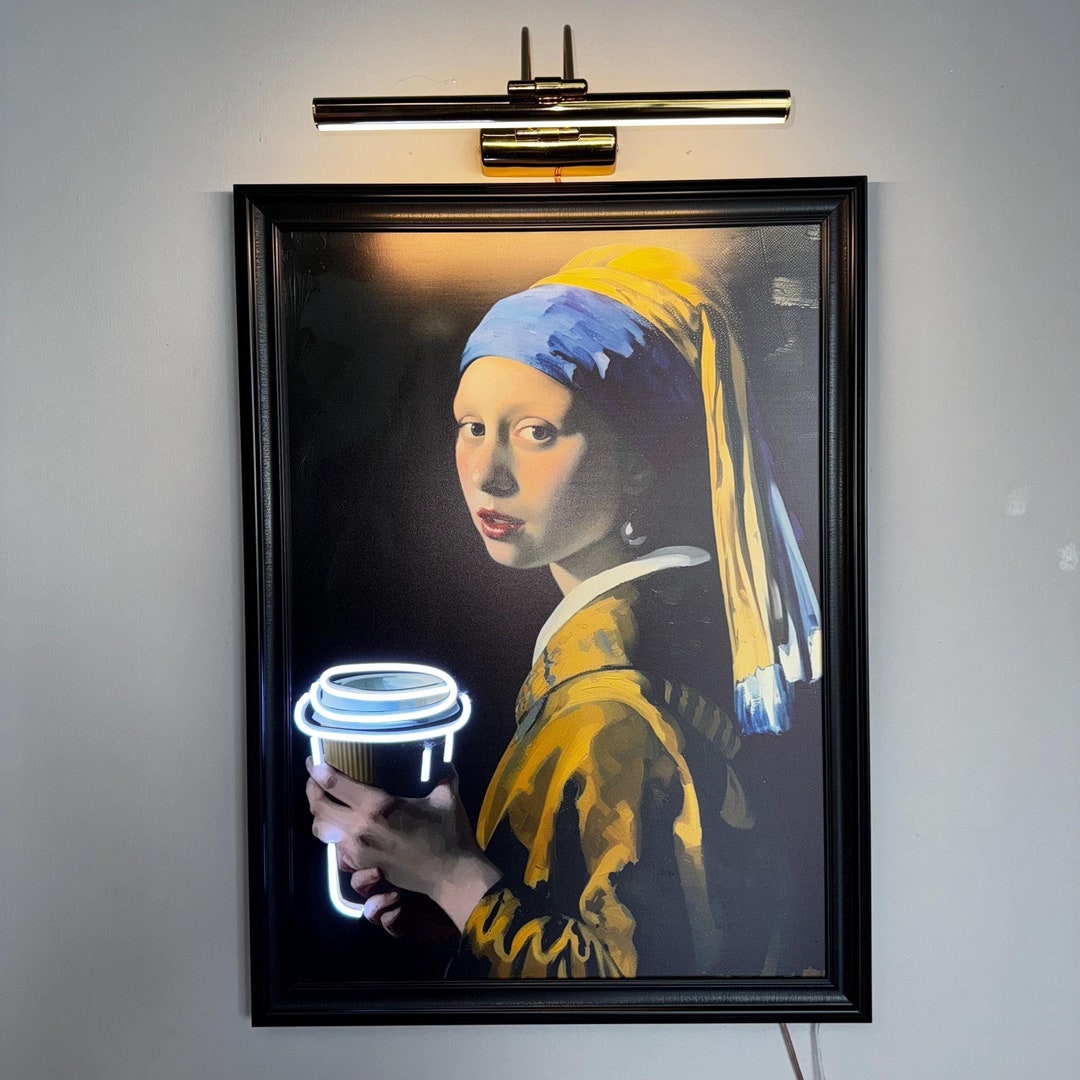 Neon Painting Art | Neon Sign Bedroom | Pop Culture Wall Art | Neon ...