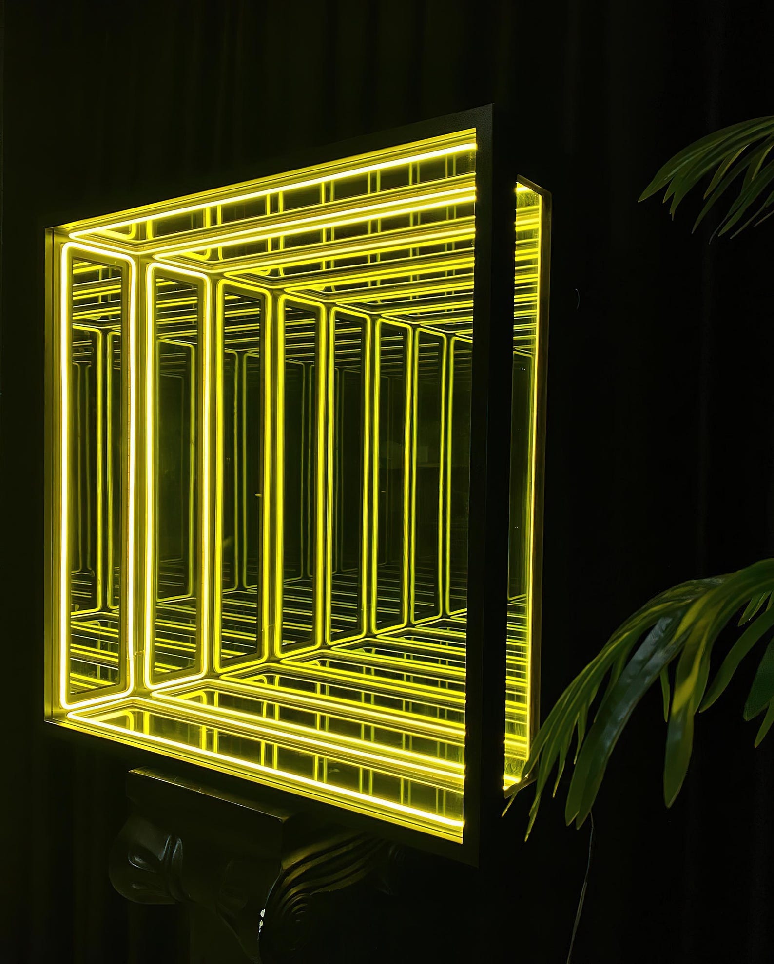 4th Dimension Infinity Mirror | Neon Sign Art | Neon Sign Bedroom ...