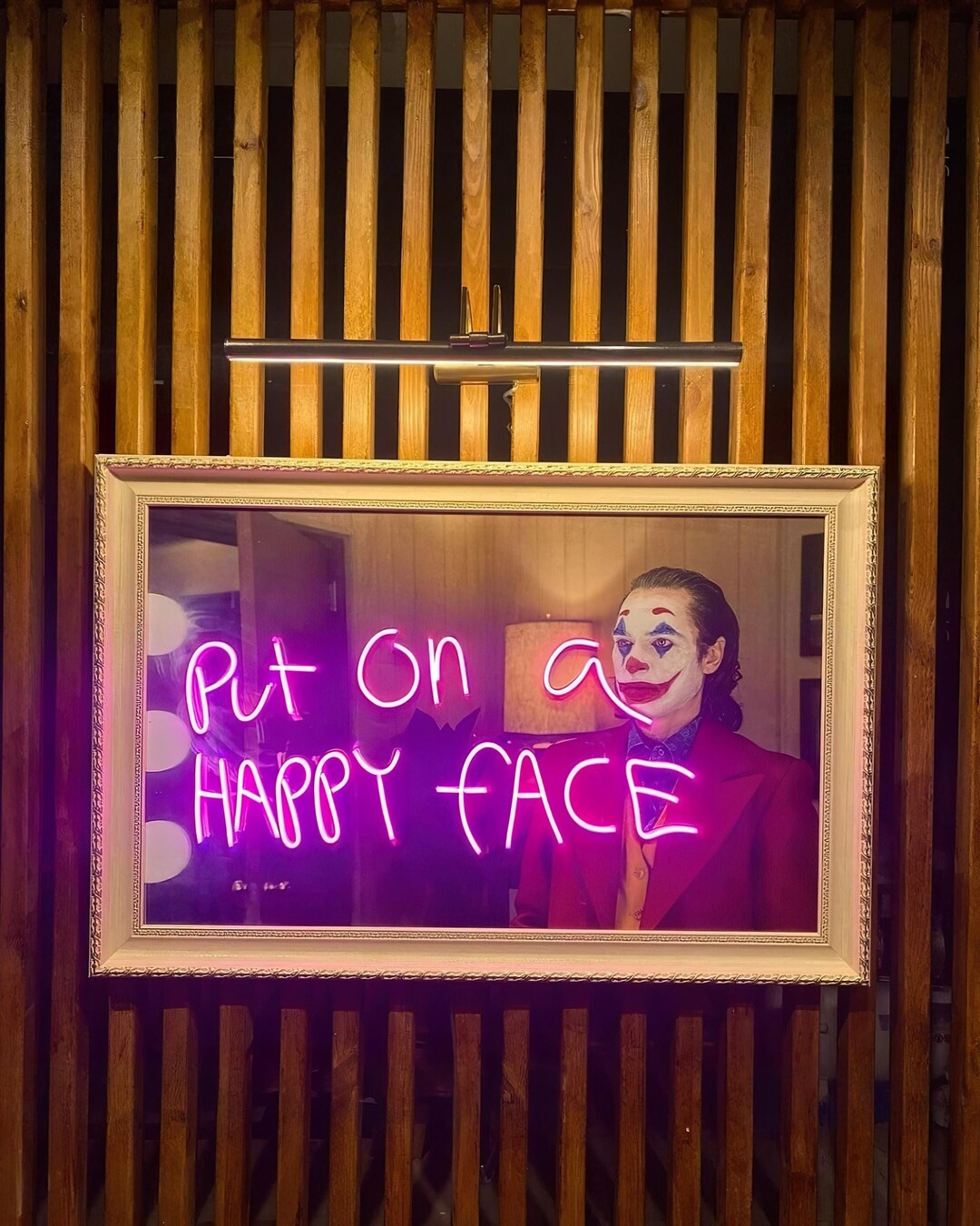 Joker Neon Painting Art | Neon Sign Art | Neon Sign Bedroom | Neon ...