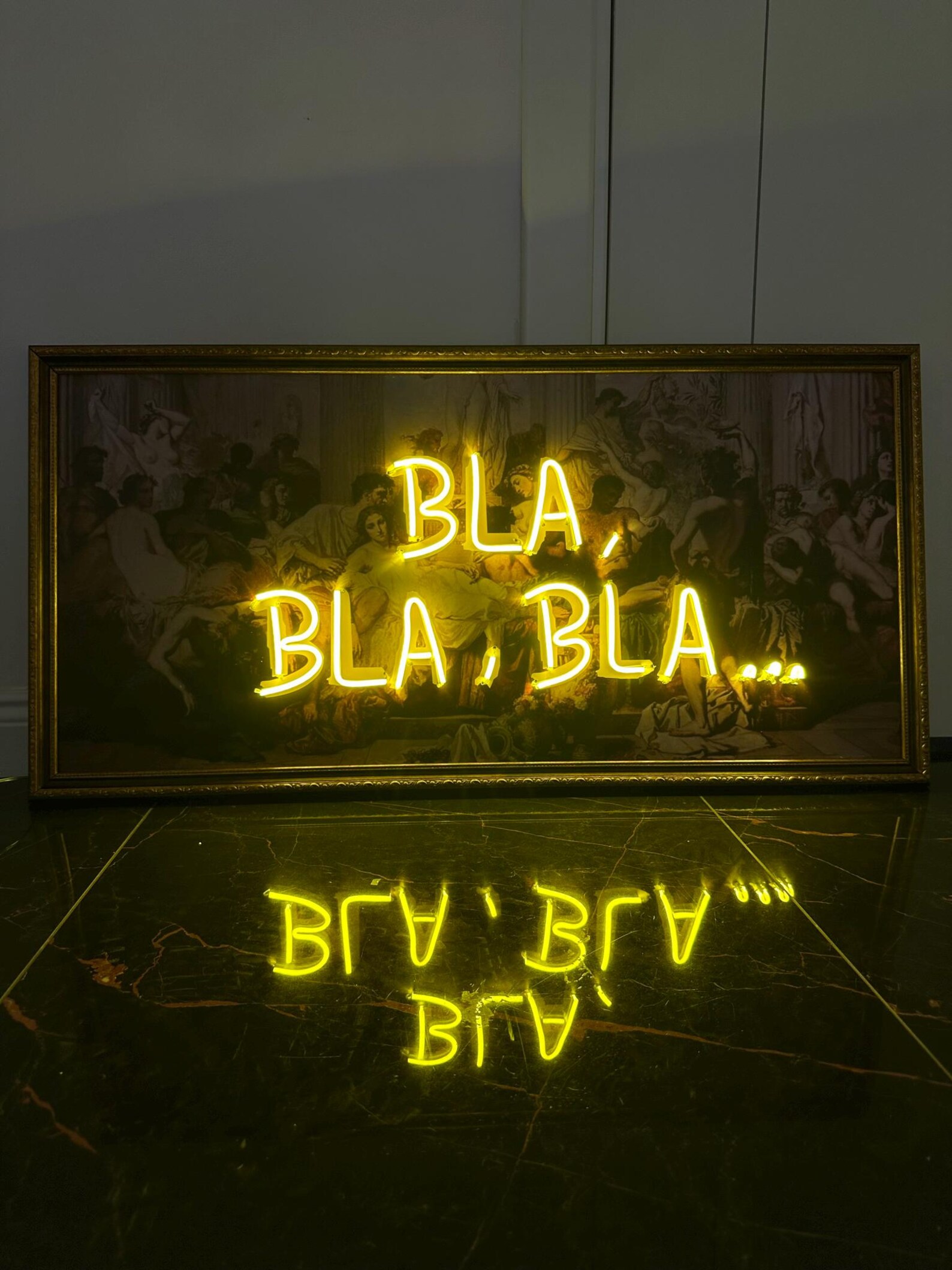 Bla Neon Painting Art | Neon Sign Bedroom | Neon Light | Pop Culture ...