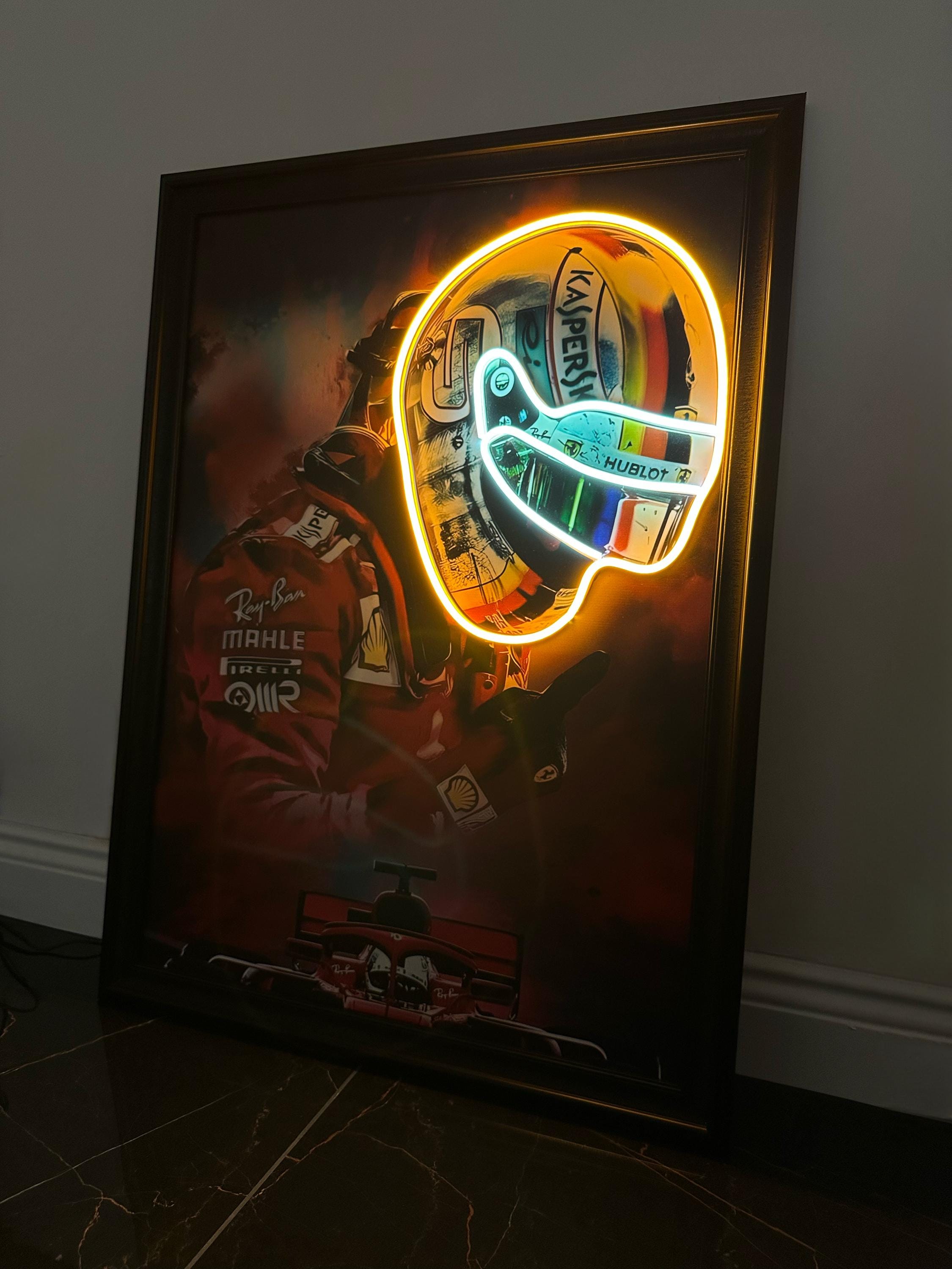 F1 Neon Painting Art | F1 Wall Art | Formula 1 Wall Art | Neon Sign ...