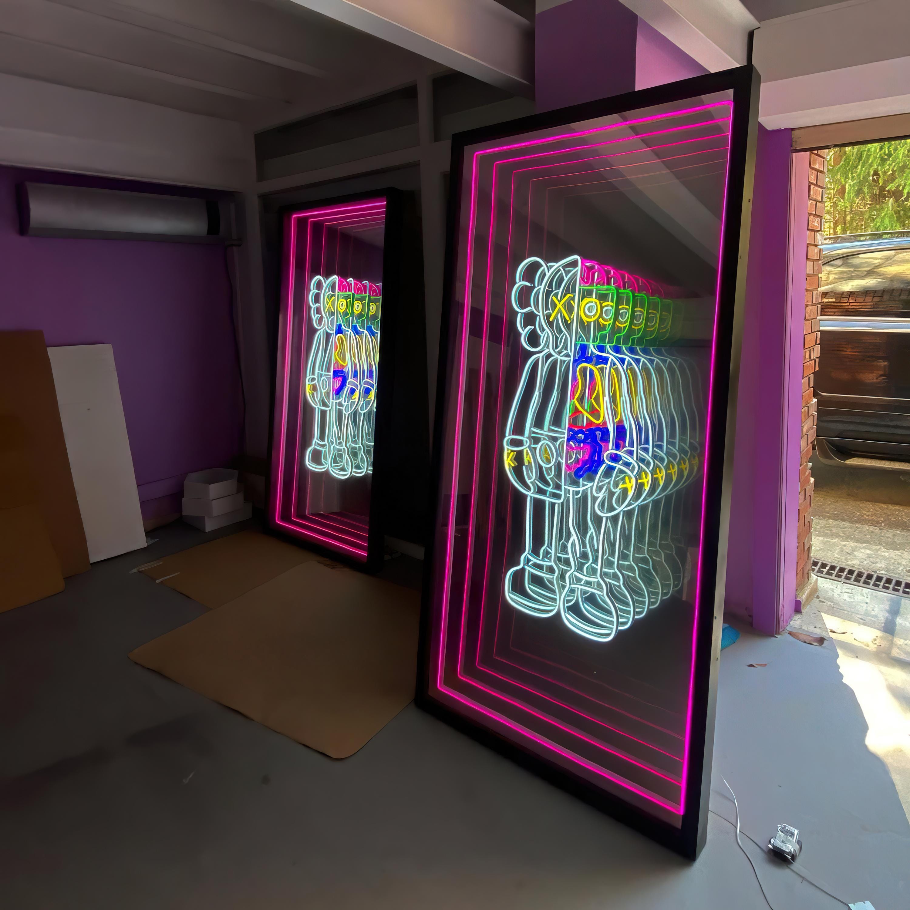 Infinity Mirror | Neon Sign Bedroom | LED Infinity Mirror | Neon Light ...