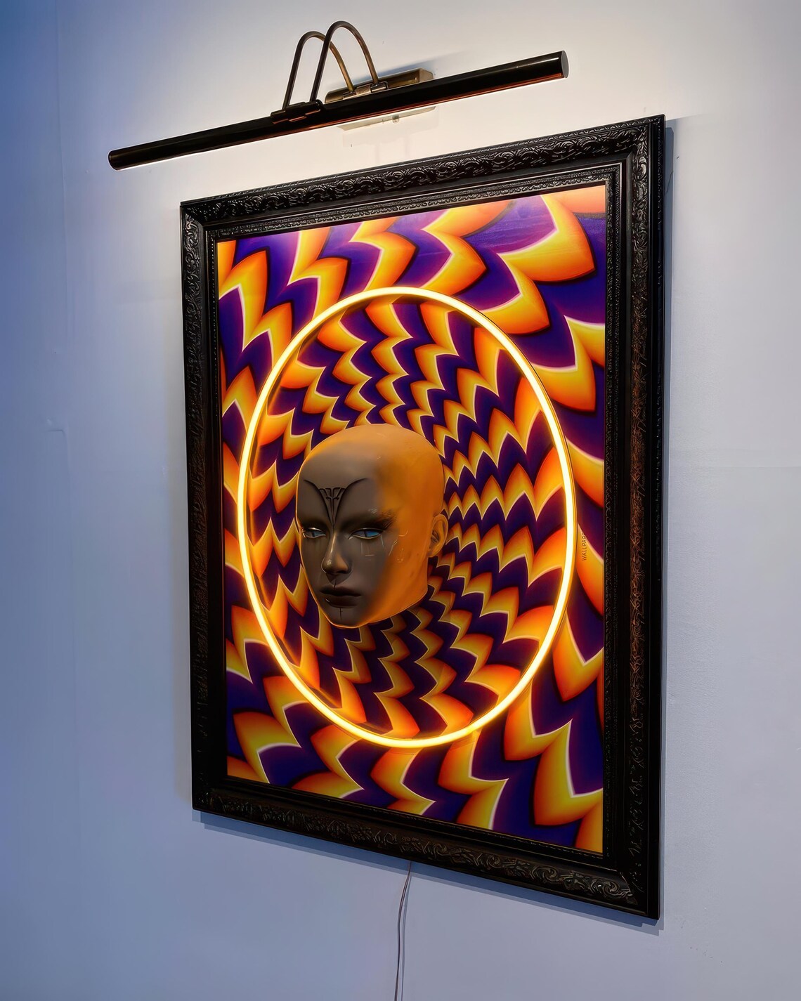 Illusion Neon Painting Art Neon Sign Art Neon Sign Bedroom Neon ...