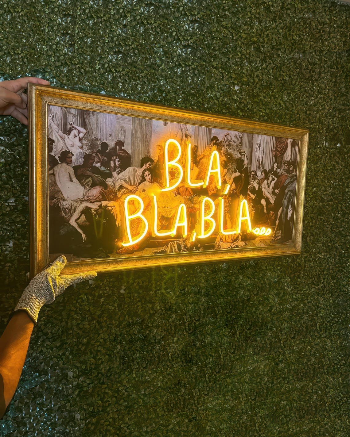 Bla Neon Painting Art | Neon Sign Bedroom | Neon Light | Pop Culture ...
