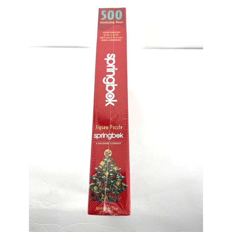 Springbok Hallmark Christmas Tree Special Shape Jigsaw Puzzle 500pc-nib ...