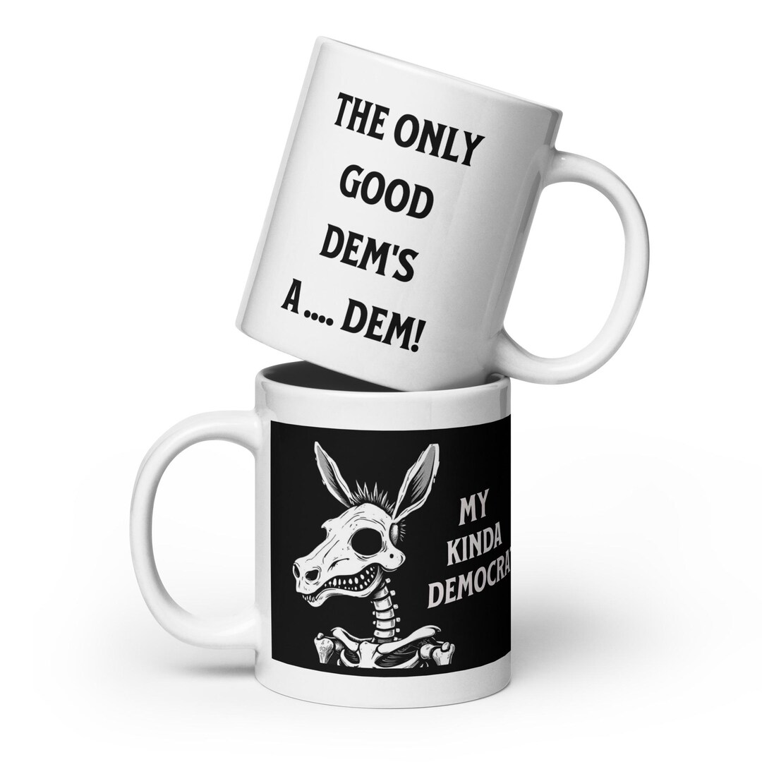 DEAD DONKEY DEM Coffee Mug the Only Good Democrat's a D&D Democrat Mug ...