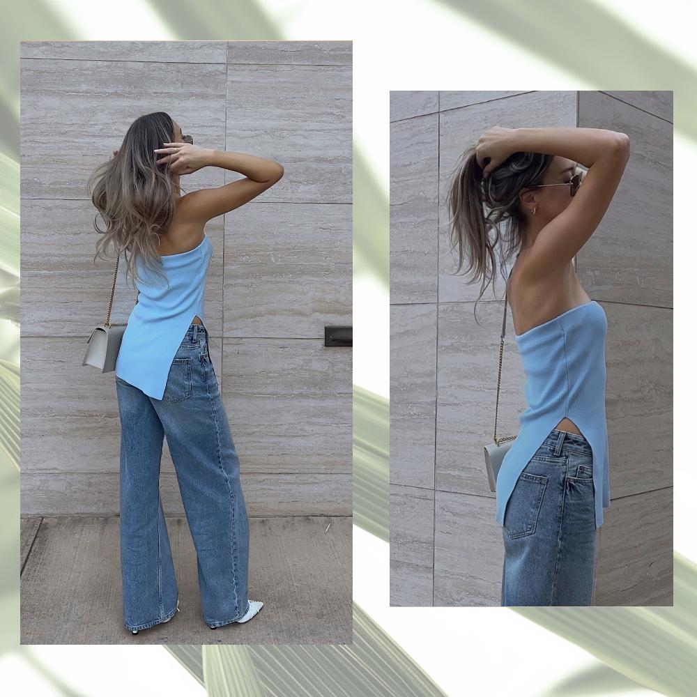 Strapless Bandeau Top Pdf Sewing Pattern, Strapless Top Pattern ...