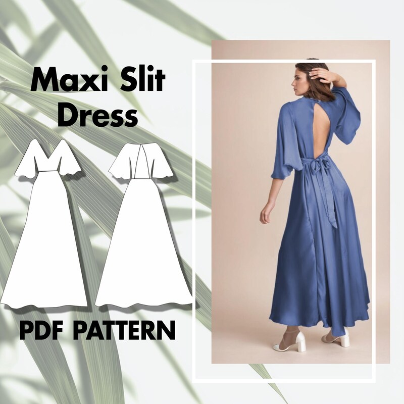 Open Back Dress - Etsy