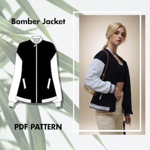 Varsity Jacket Pattern - Etsy
