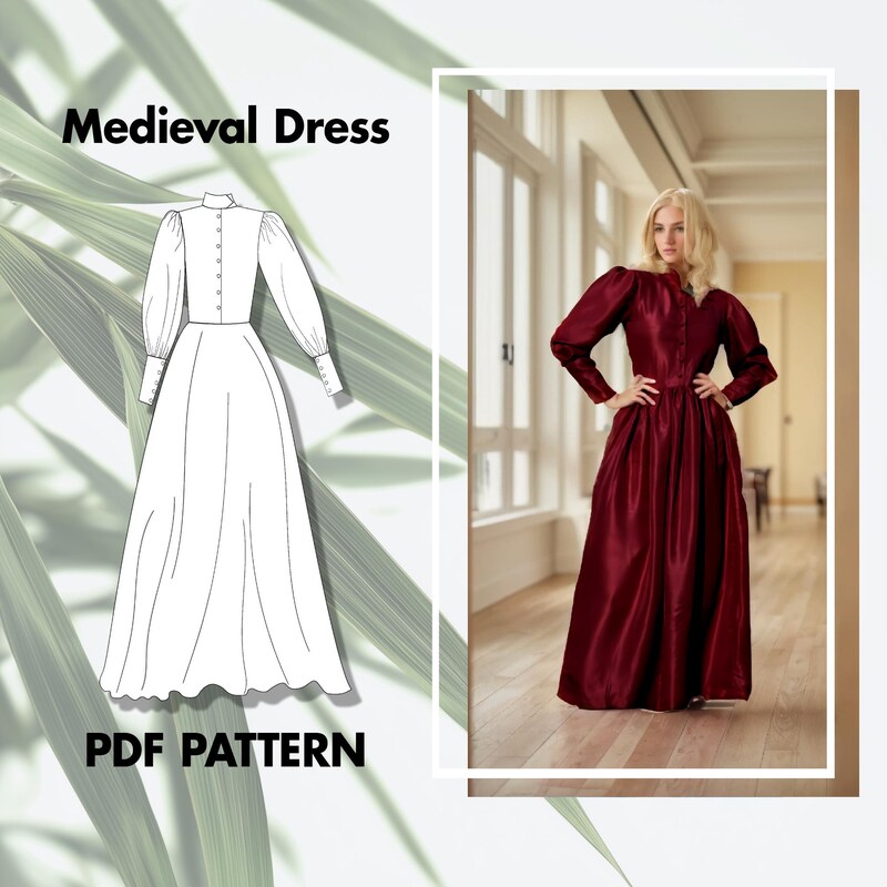 Edwardian Dress Pattern - Etsy