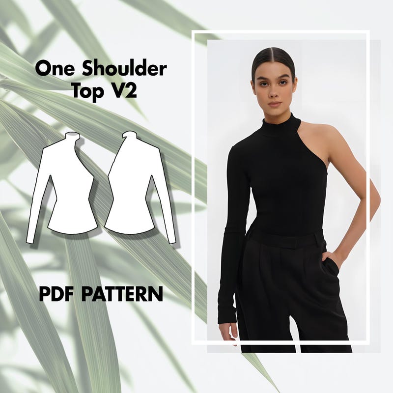 One Shoulder Top - Etsy