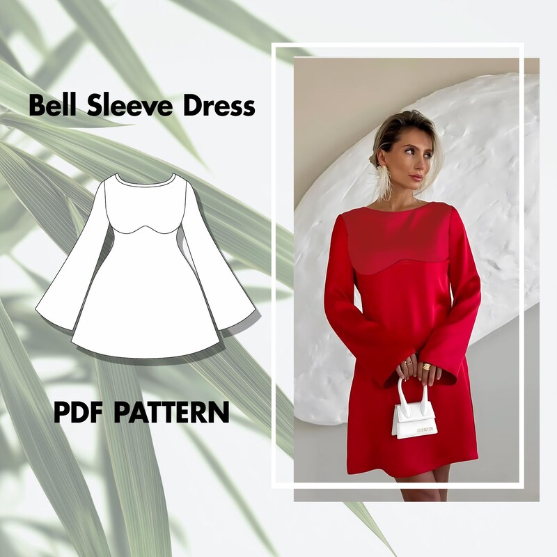 Bell Sleeve Dress - Etsy