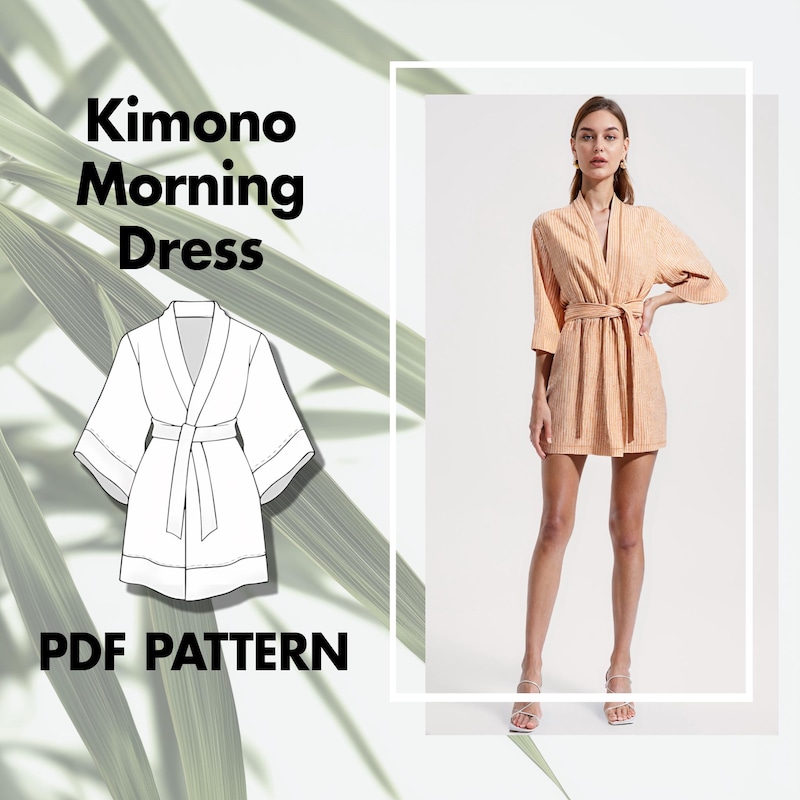 Kimono Dress Pattern - Etsy