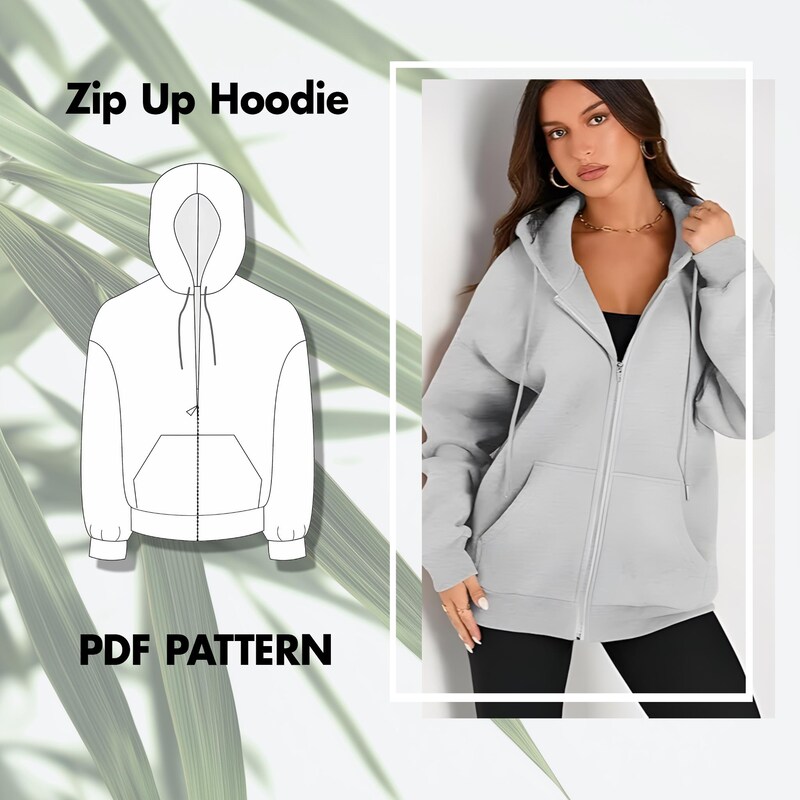 Hoodie Pattern - Etsy