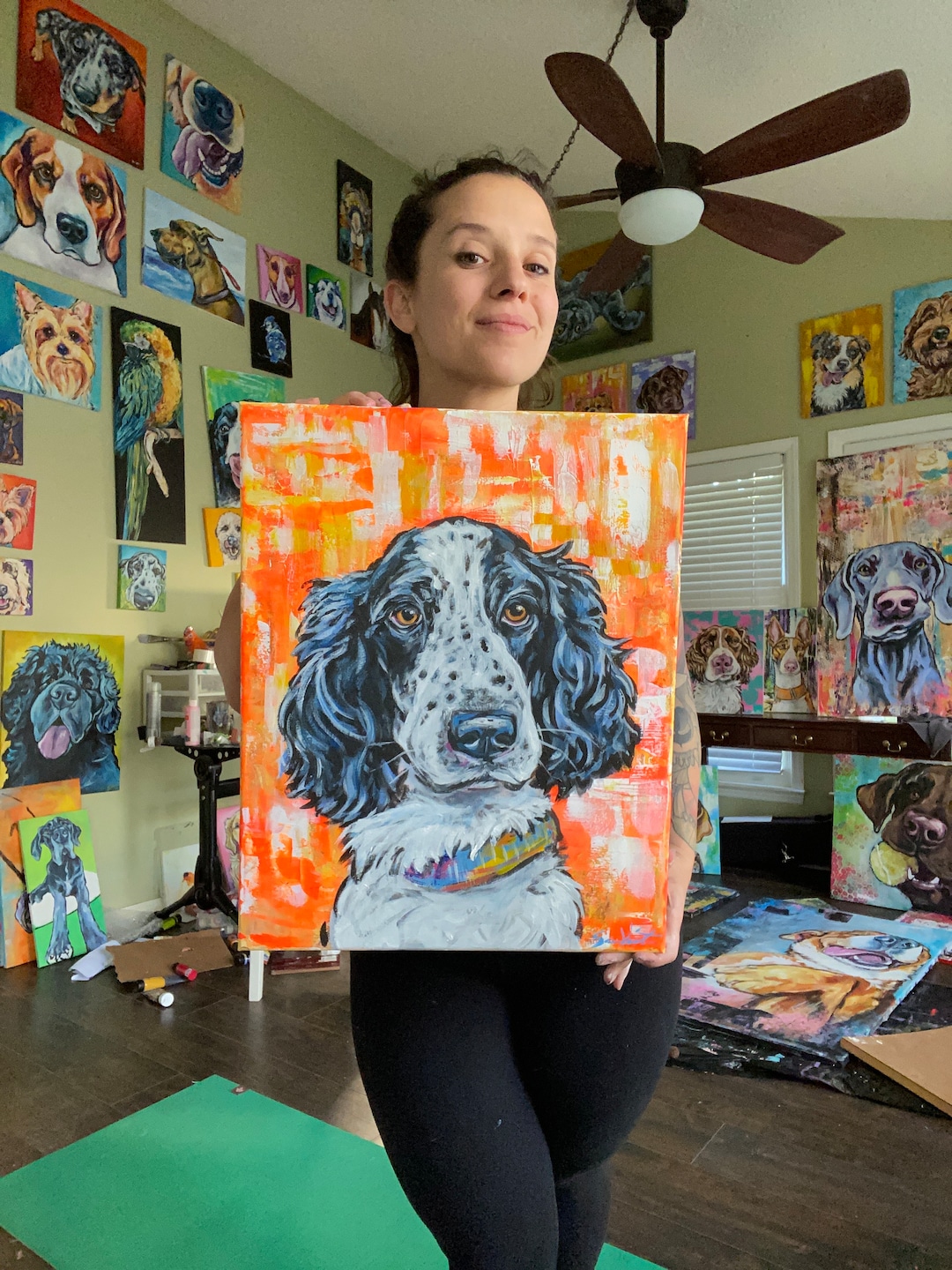 Springer Spaniel Original - Etsy