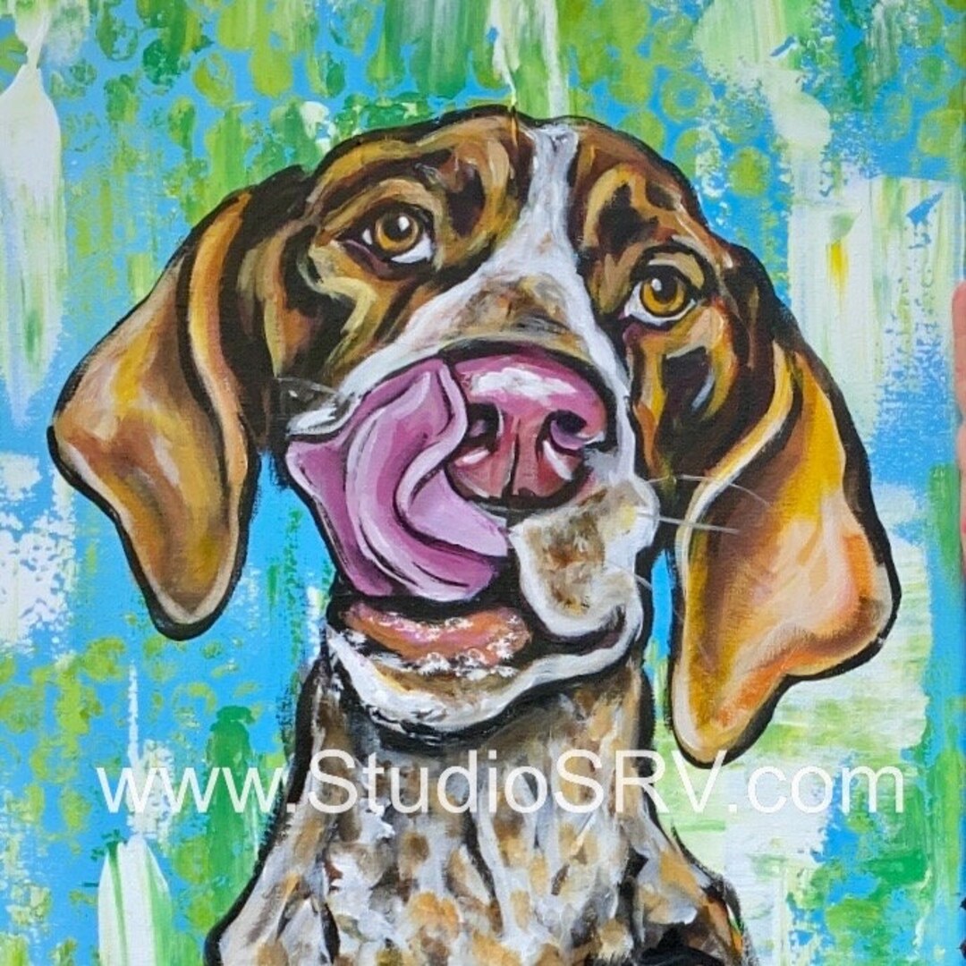 German Shorthair Pointer Gsp Print - Etsy
