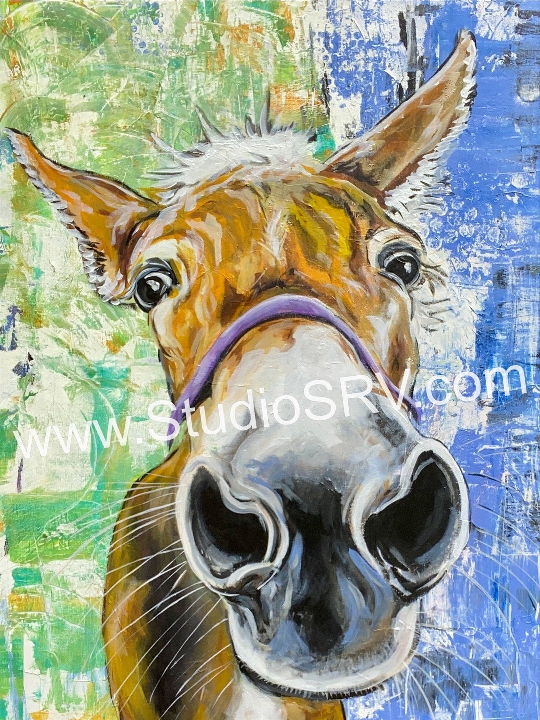 Mule Print - Etsy