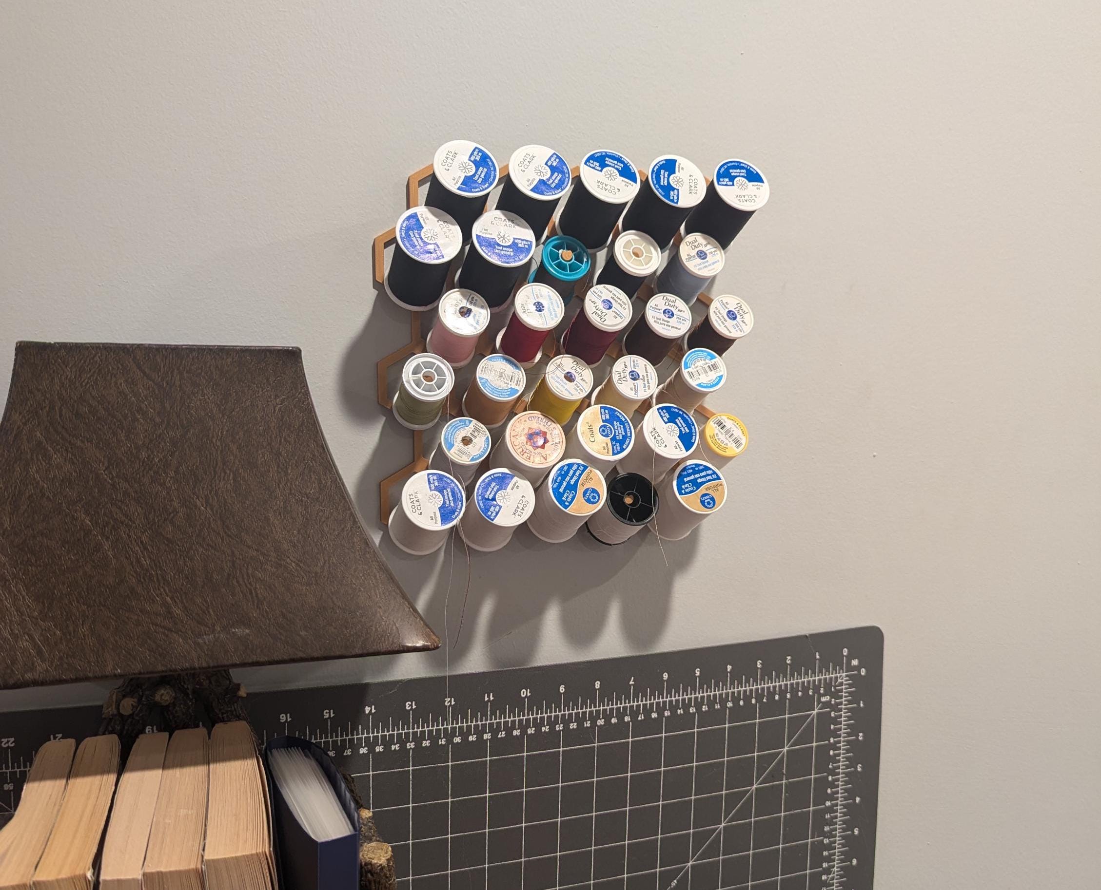 Honeycomb Thread Spool Rack - Etsy