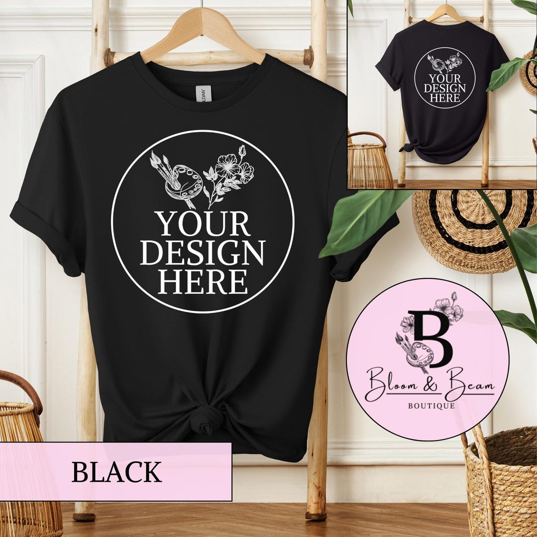 Front and Back Custom Shirt | Your Design Here Shirt | Customizable ...