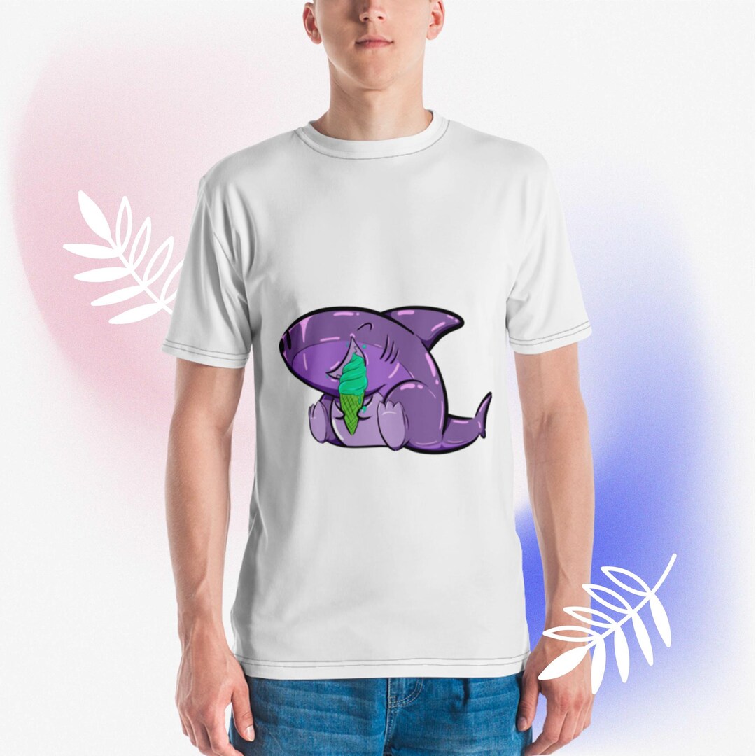 Fatty Shark With Ice-cream - Etsy