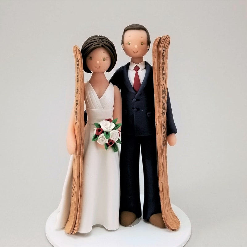 Ski Cake Topper - Etsy