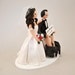 Bride & Groom Sitting on Toilet Customized Wedding Cake Topper - Etsy
