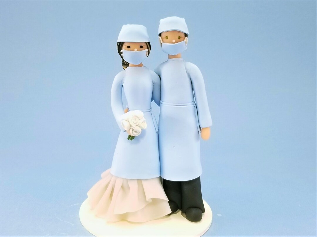 Customized Surgeons Wedding Cake Topper - by MUDCARDS - Etsy