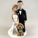Bride & Groom With Tuba and Clarinet Personalized Wedding Cake Topper ...