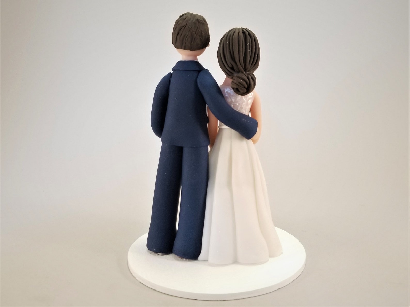 Bride & Groom With Clarinets Custom Handmade Wedding Cake Topper by ...