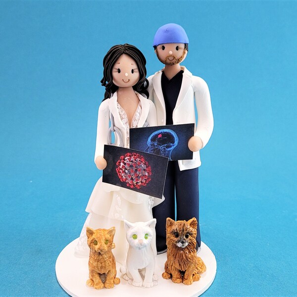 Covid Wedding Cake Topper - Etsy
