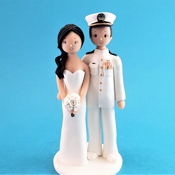 Navy Wedding Topper - Etsy