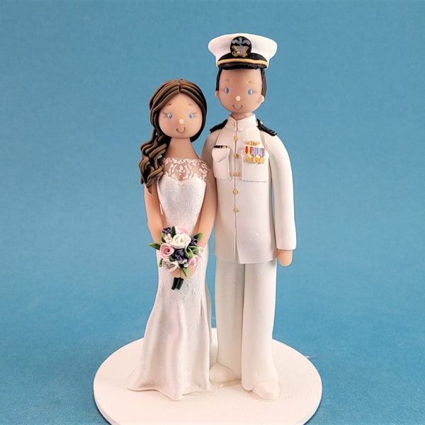 Navy Cake Topper - Etsy