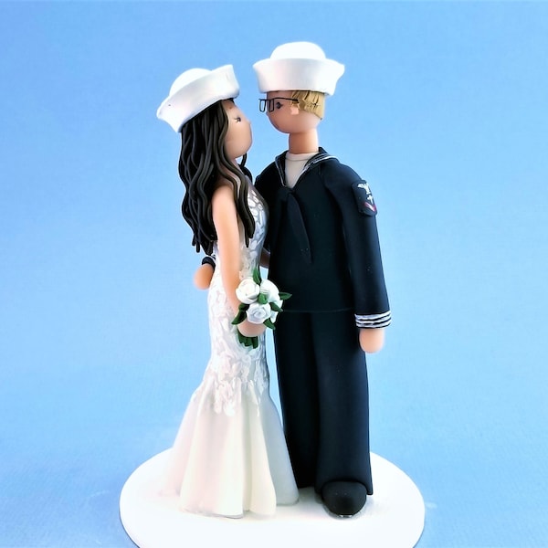 Navy Wedding Topper - Etsy