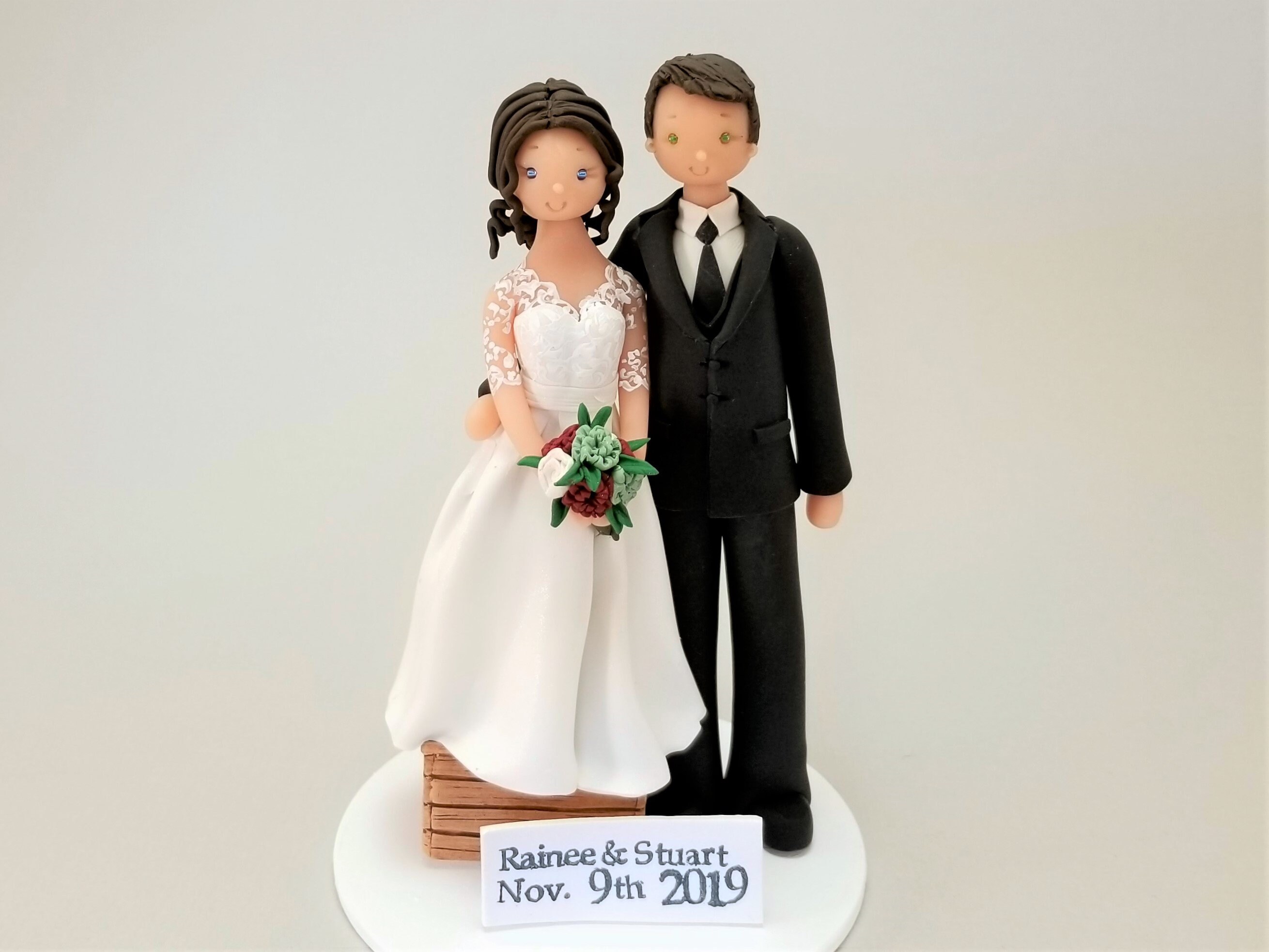 Short Bride & Tall Groom Customized Wedding Cake Topper By | Etsy