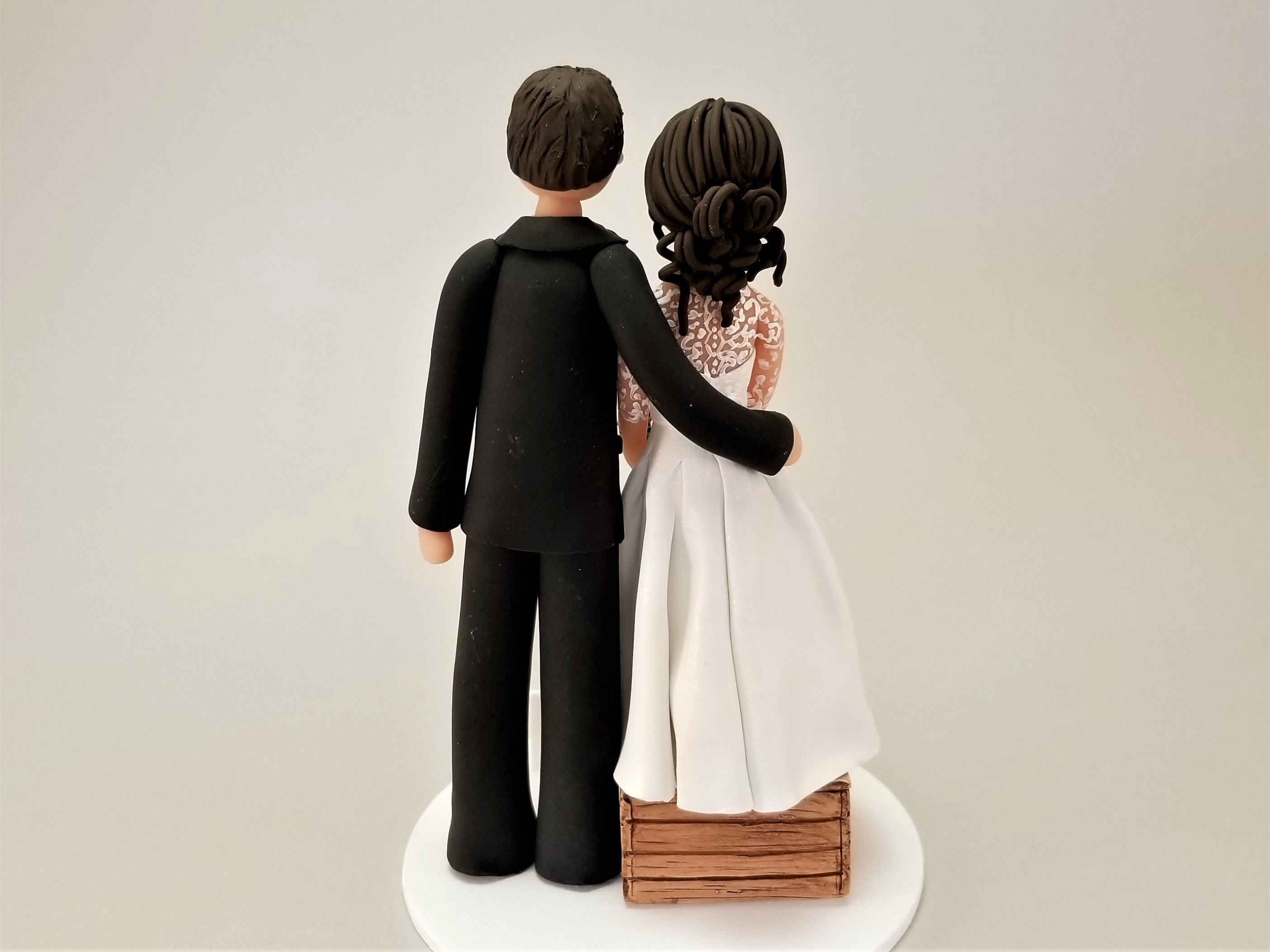 Short Bride & Tall Groom Customized Wedding Cake Topper By | Etsy
