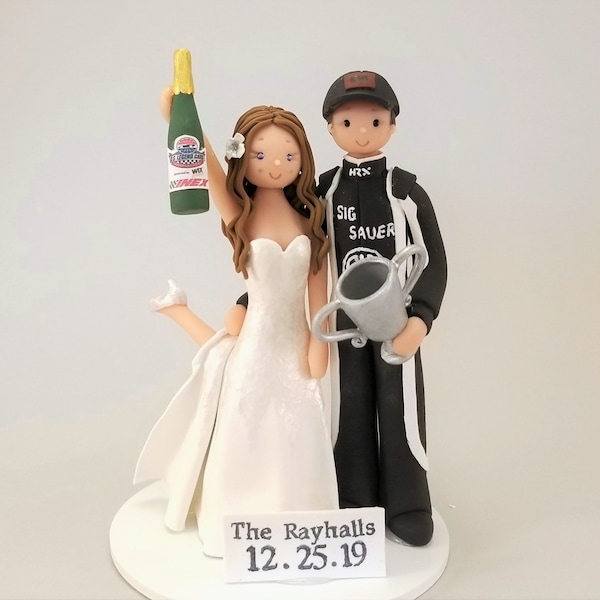 Race Car Wedding Cake Topper - Etsy