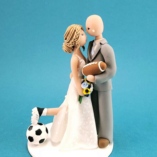 Wedding Cake Topper Soccer - Etsy