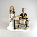 Bride & Groom With Tuba and Clarinet Personalized Wedding Cake Topper ...
