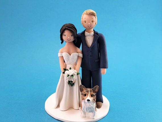 Corgi Wedding Cake Topper