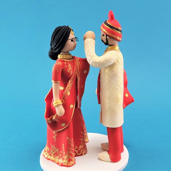 Indian Couple Cake Topper - Etsy