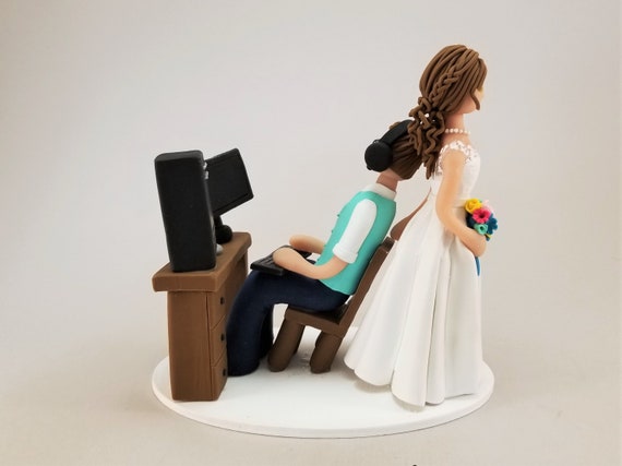 Geek Wedding Cake Toppers