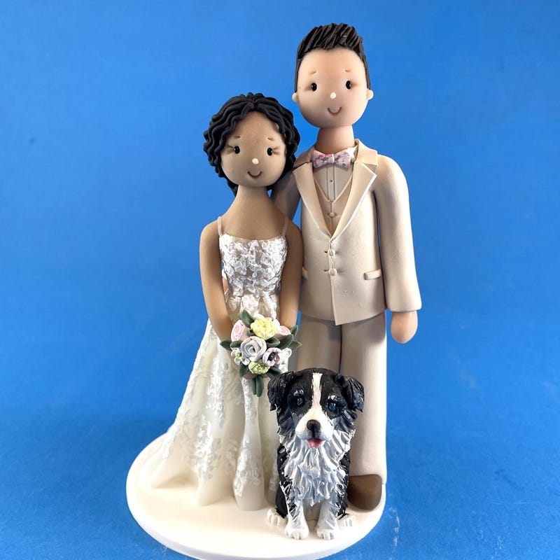 Clay Bride and Groom - Etsy