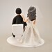 Bride & Groom Sitting on Toilet Customized Wedding Cake Topper - Etsy