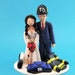Firefighter & EMT Paramedic Customized First Responders Bride and Groom ...