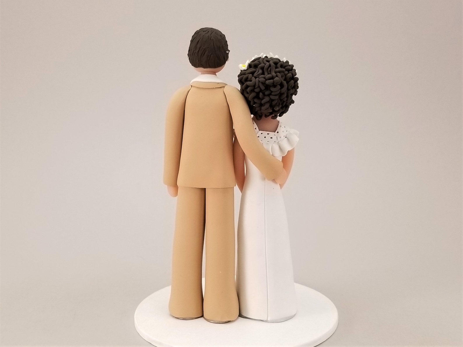Bride & Groom Traditional Wedding Cake Topper Personalized - Etsy