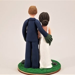 Customized Garden Theme Wedding Cake Topper by MUDCARDS - Etsy