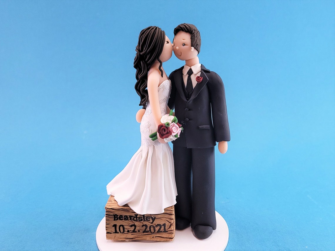 Short Bride & Tall Groom Custom Made Wedding Cake Topper by | Etsy