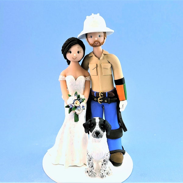 Cake Topper Unique Bride Groom - Etsy